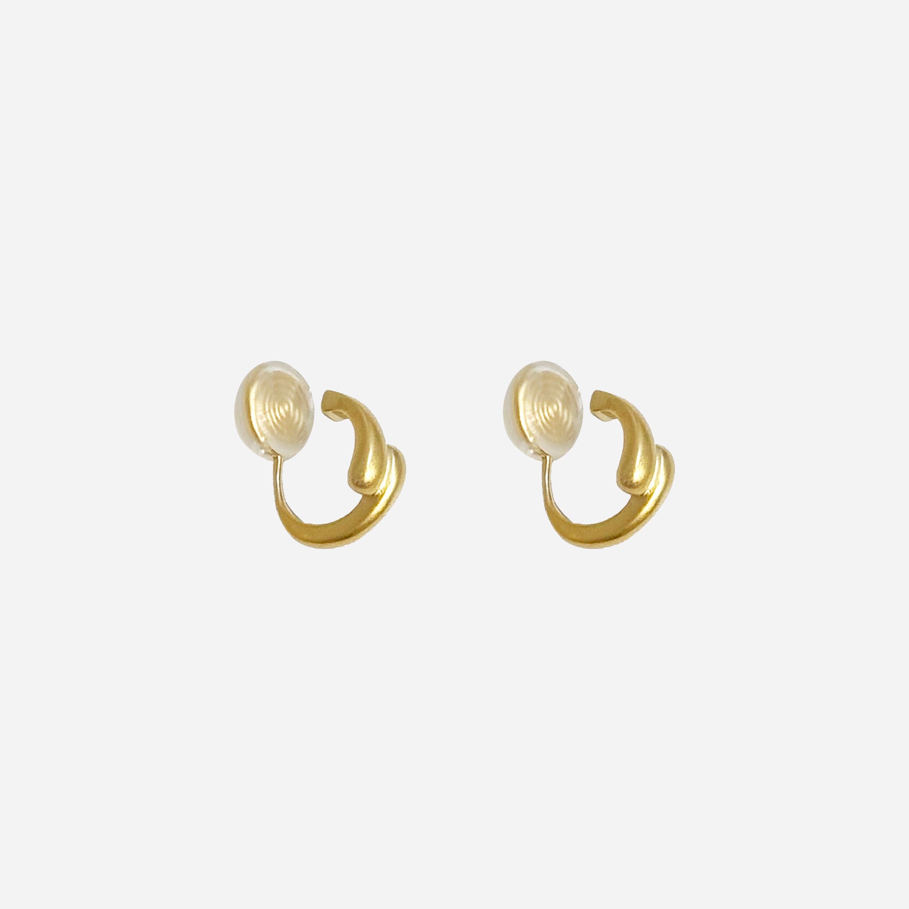 Geometric Teardrop Clip-On Earring | SOMIY